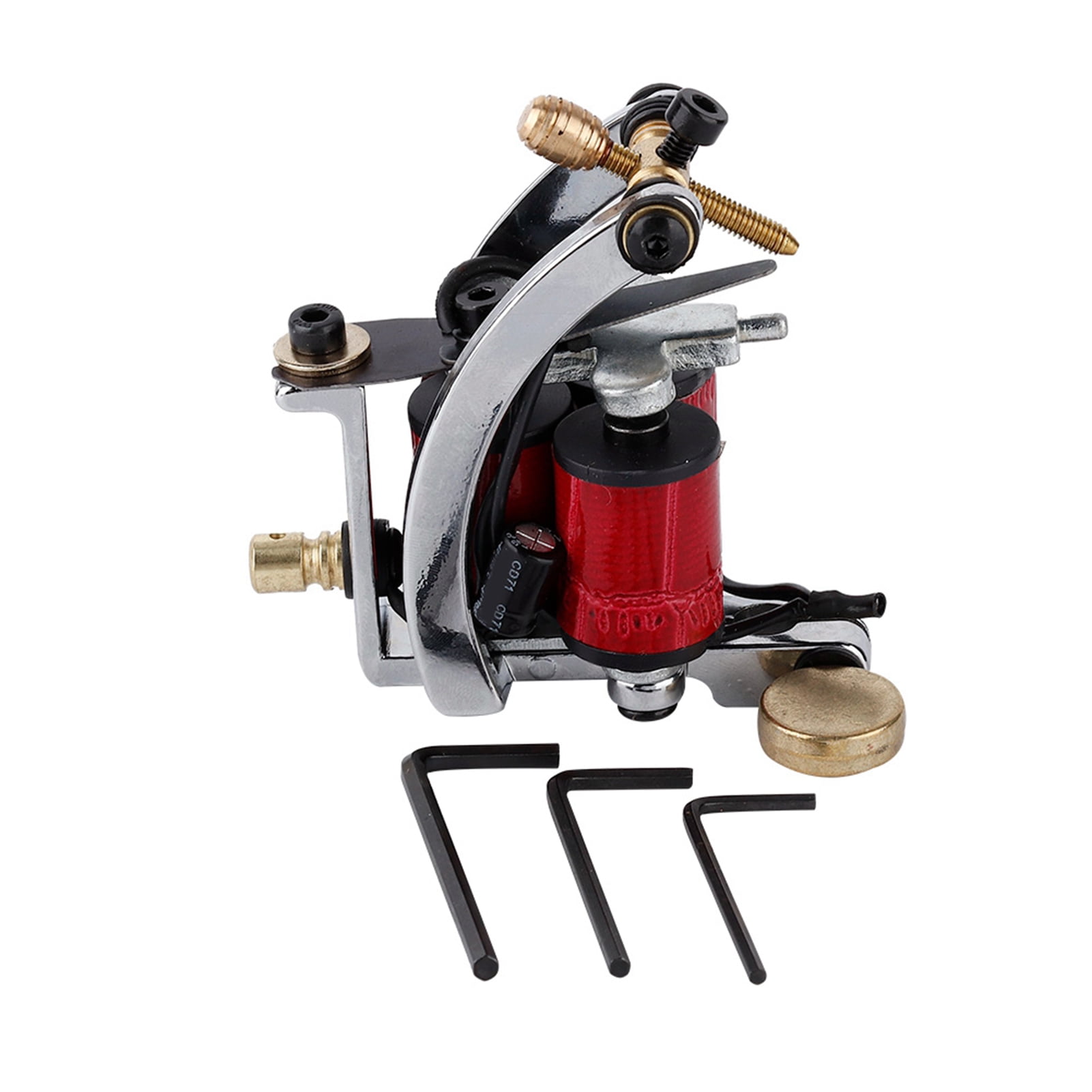 Neyseki 10 Warps Coils Wire Unique Pattern Tattoo Machine Gun Alloy ...