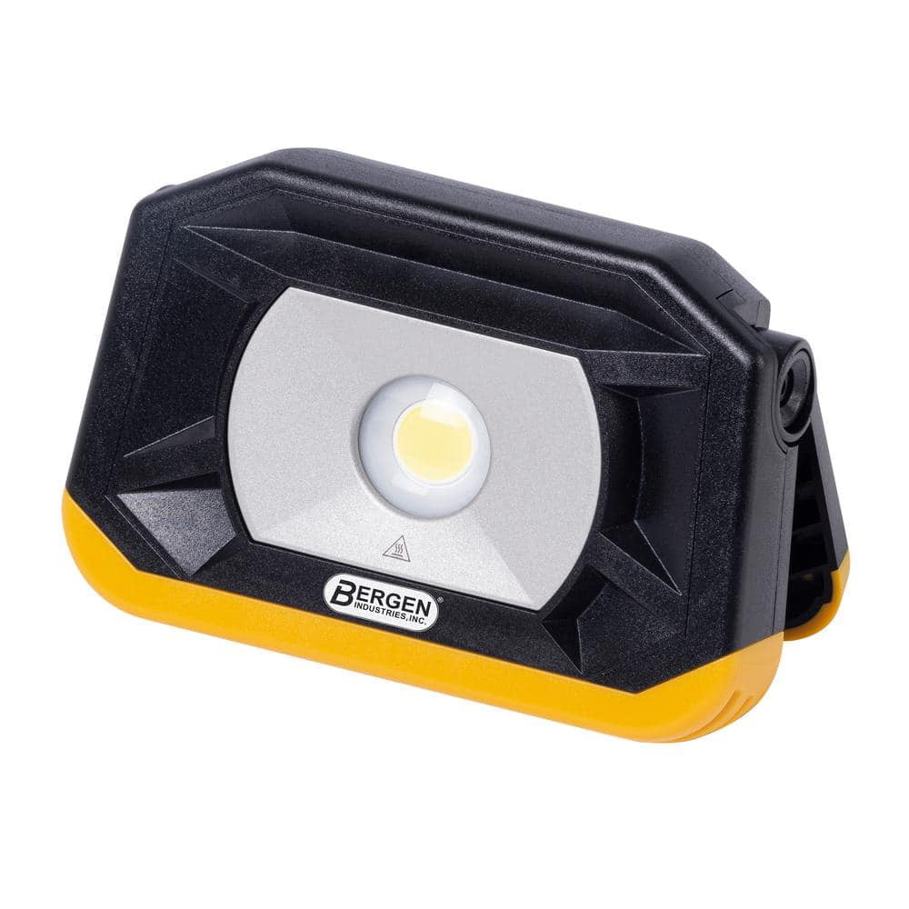 10-Watt LED Mini Work Light with Built-in Battery and USB Charger ...