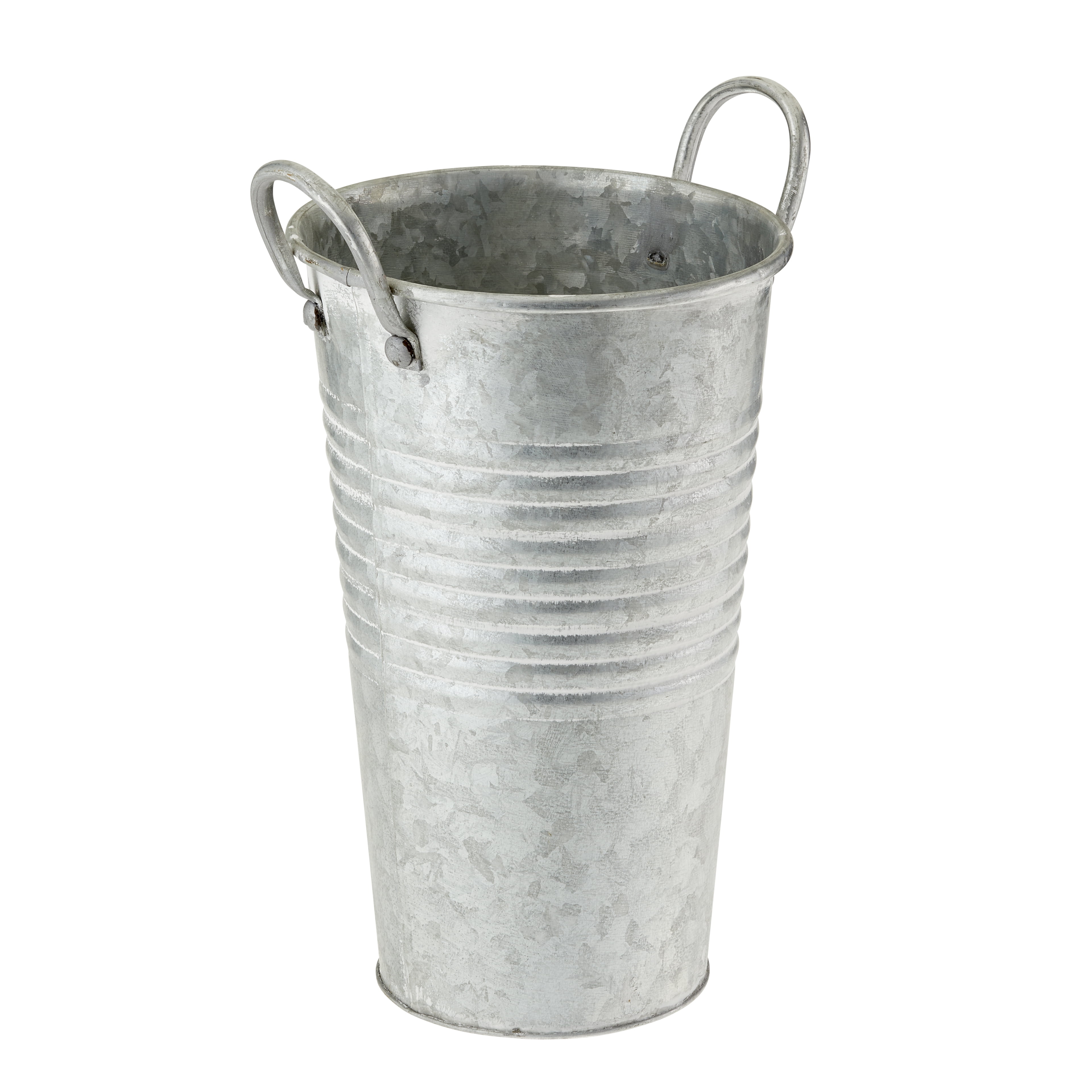 10" Whitewashed Galvanized French Bucket by Ashland® - Walmart.com