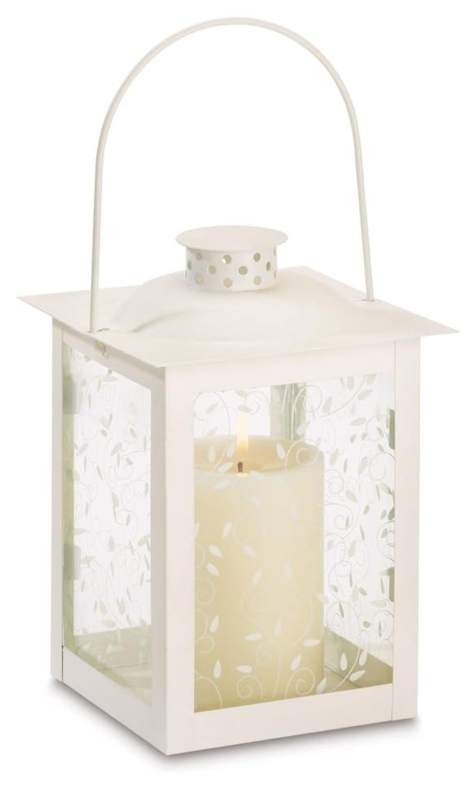 10 Wholesale Large Ivory Color Glass Lantern Wedding Centerpieces ...