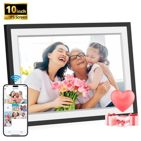 Frameo WiFi Digital Picture Frame, TEMASH 10.1" Digital Photo Frame 32G ...