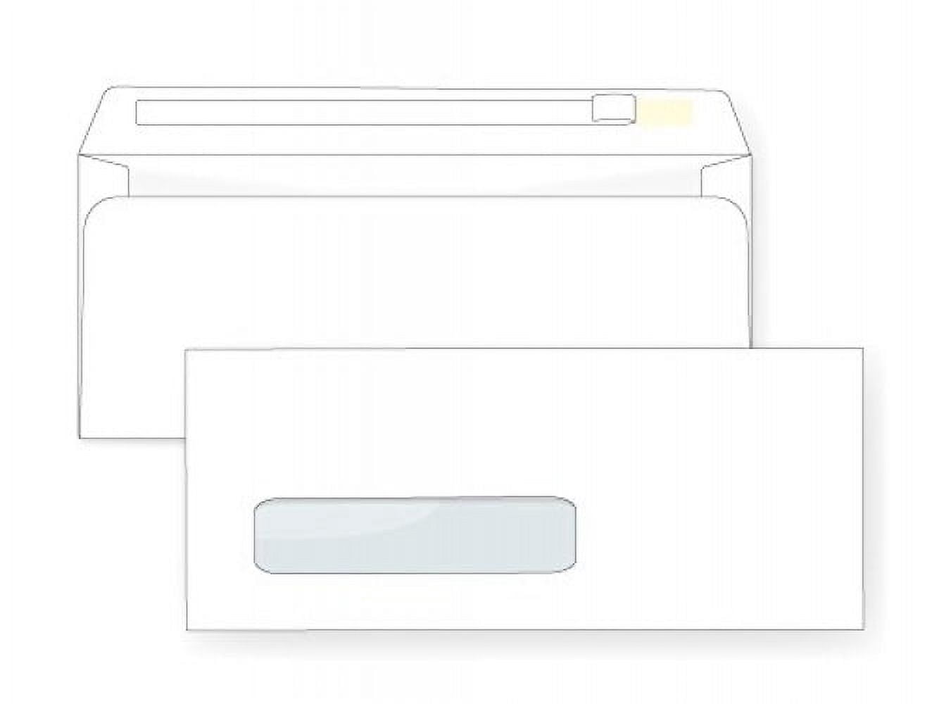 #10 Window Envelope - Self Seal - 24# White (4 1/8 x 9 1/2) - Business ...