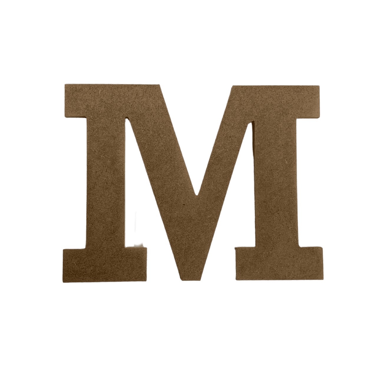 10" Wooden Craft Letter M Unfinished, Rockwell Font, Craft Cutout on 1 ...