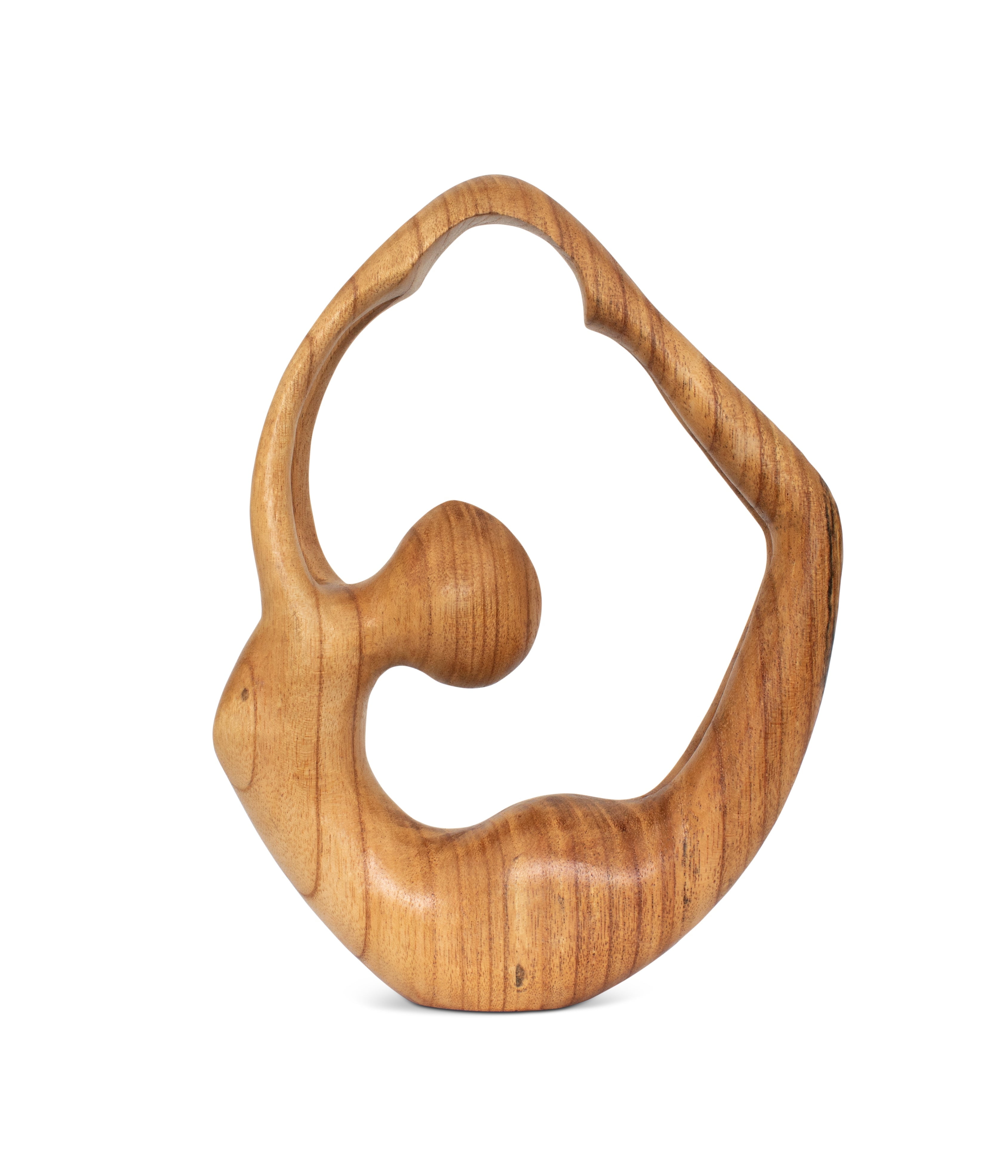 10" Wooden Handmade Mini Yoga Figurines, Yoga Pose Statue, Yoga Room ...