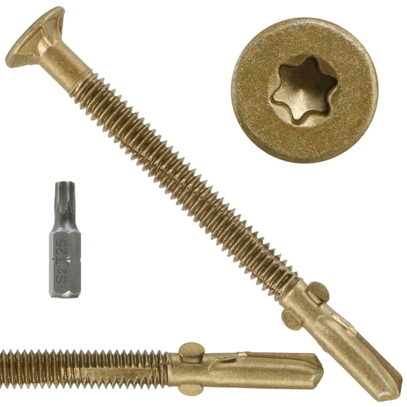 #10 X 1-5/8" Trailer Deck Screws Self-tapping Sheet Wood Metal Screw ...