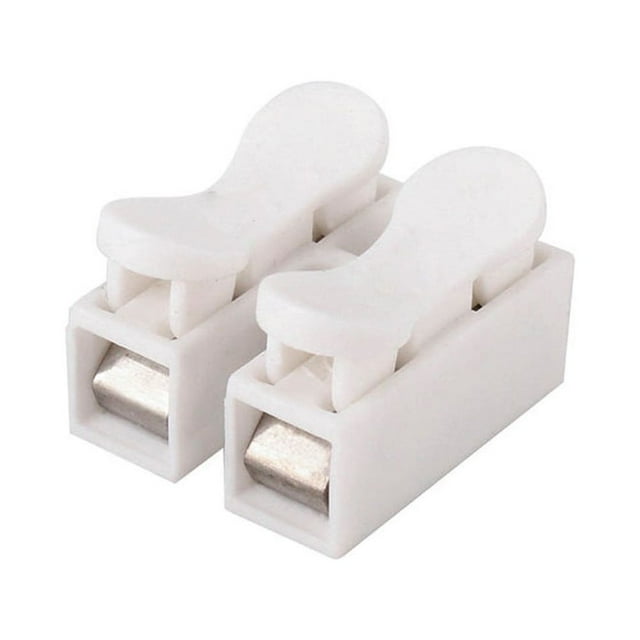 10 X 10A Quick Fix Spring Clamp Terminal Block Push-In Screwless Wire ...