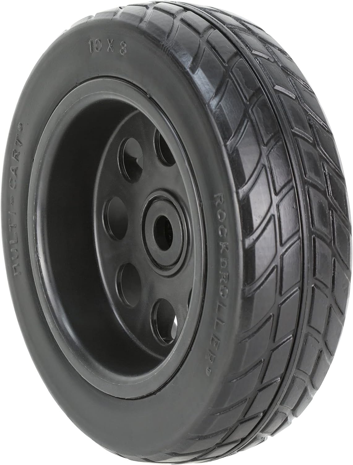 10" X 3" o-Flat Rear Wheel 2-Pack For R12 Multi-Carts, Offset Hub ...