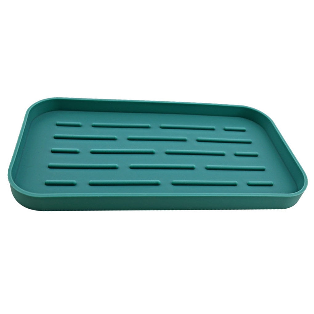 10" X 5.3" Silicone Organizer Tray, Kitchen Sink Organize Tray for ...