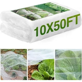 Aoodor 12'x4'x6' Crop Cage Plant Protection Netting Tent with Zipper ...