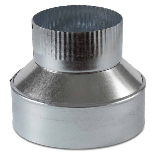 10" X 7" Duct Reducer & Increaser Crimped Single Wall Galvanized Sheet ...