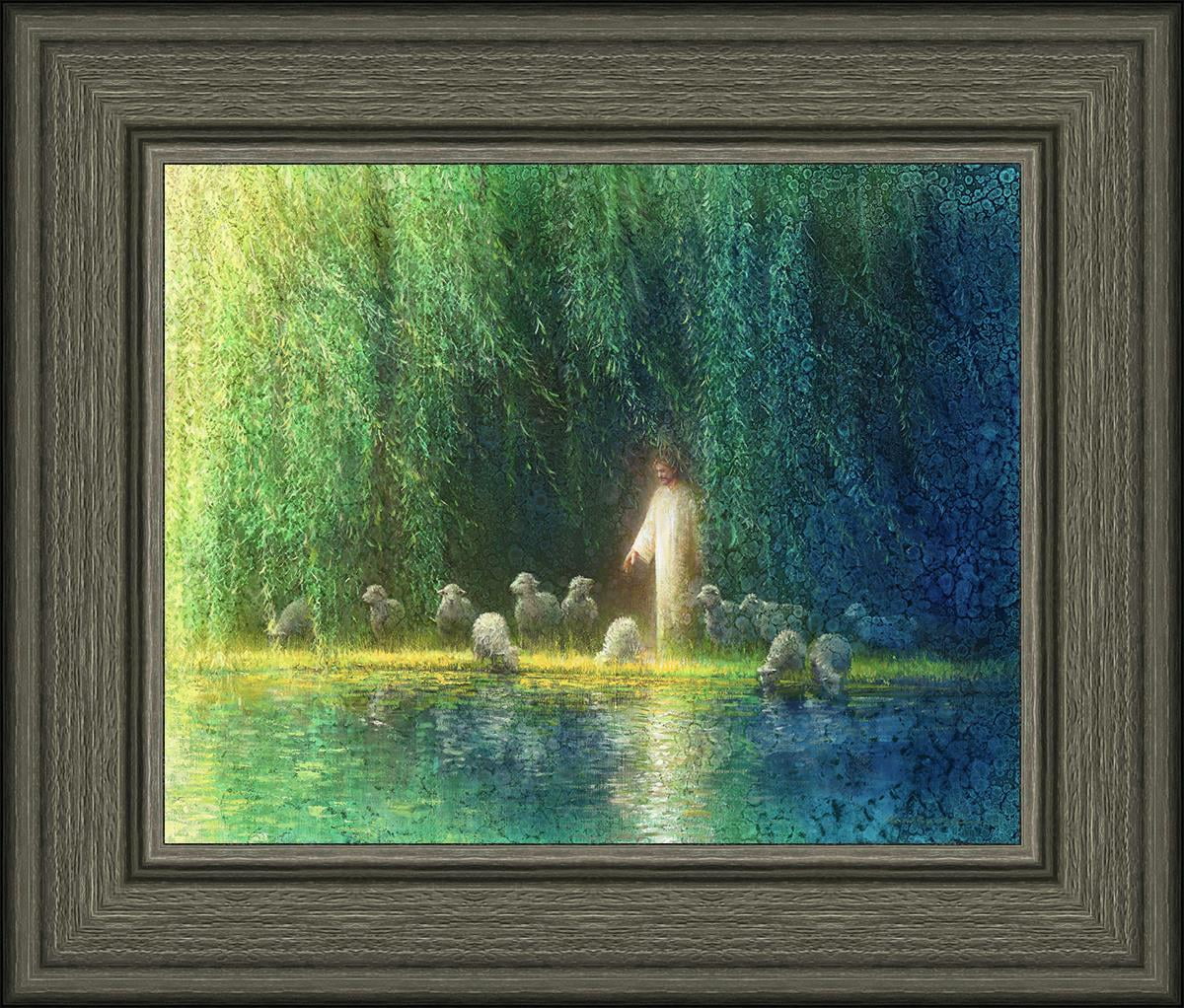 10 X 8 Among The Willows by Yongsung Kim With greywood Frame - Walmart.com