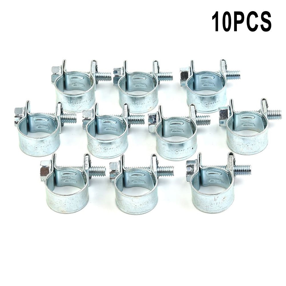 10 X Hose Jubilee HOSE Clip Clamp Fuel Line Diesel Petrol Pipe Clamps ...