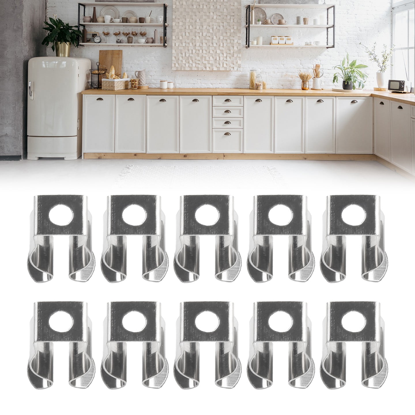 10 X Narrow Base Tool Spring Terry Clips Heavy Duty Tool Storage ...