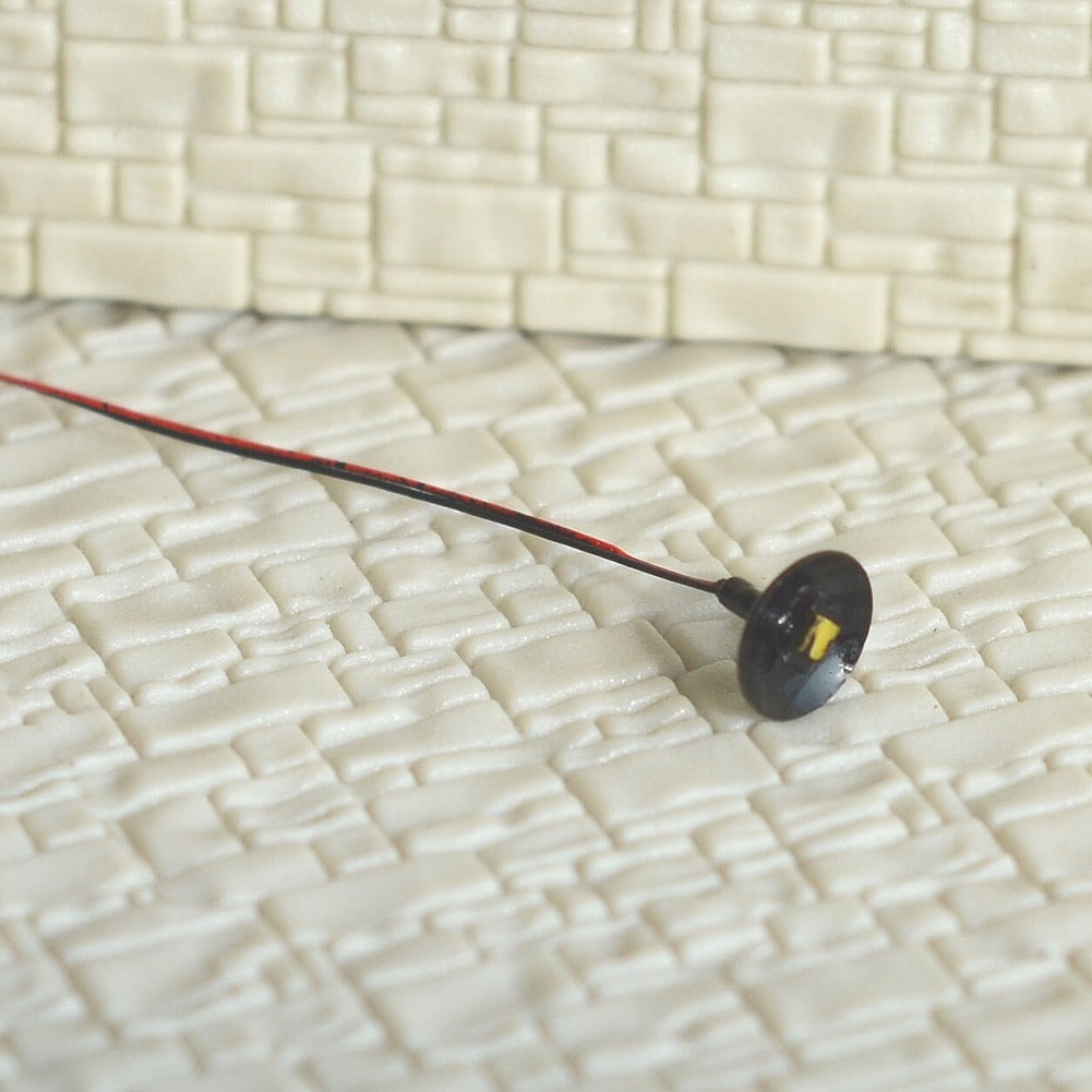 10 X Oo / Ho Scale Street Light Model Wall Lamp Posts Led Ceiling Lamps ...