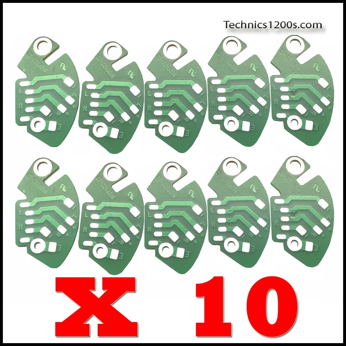 10 X TECHNICS 1200 1210 STOCK RCA PCB PRINTED CIRCUIT PC BOARD MK2 ...