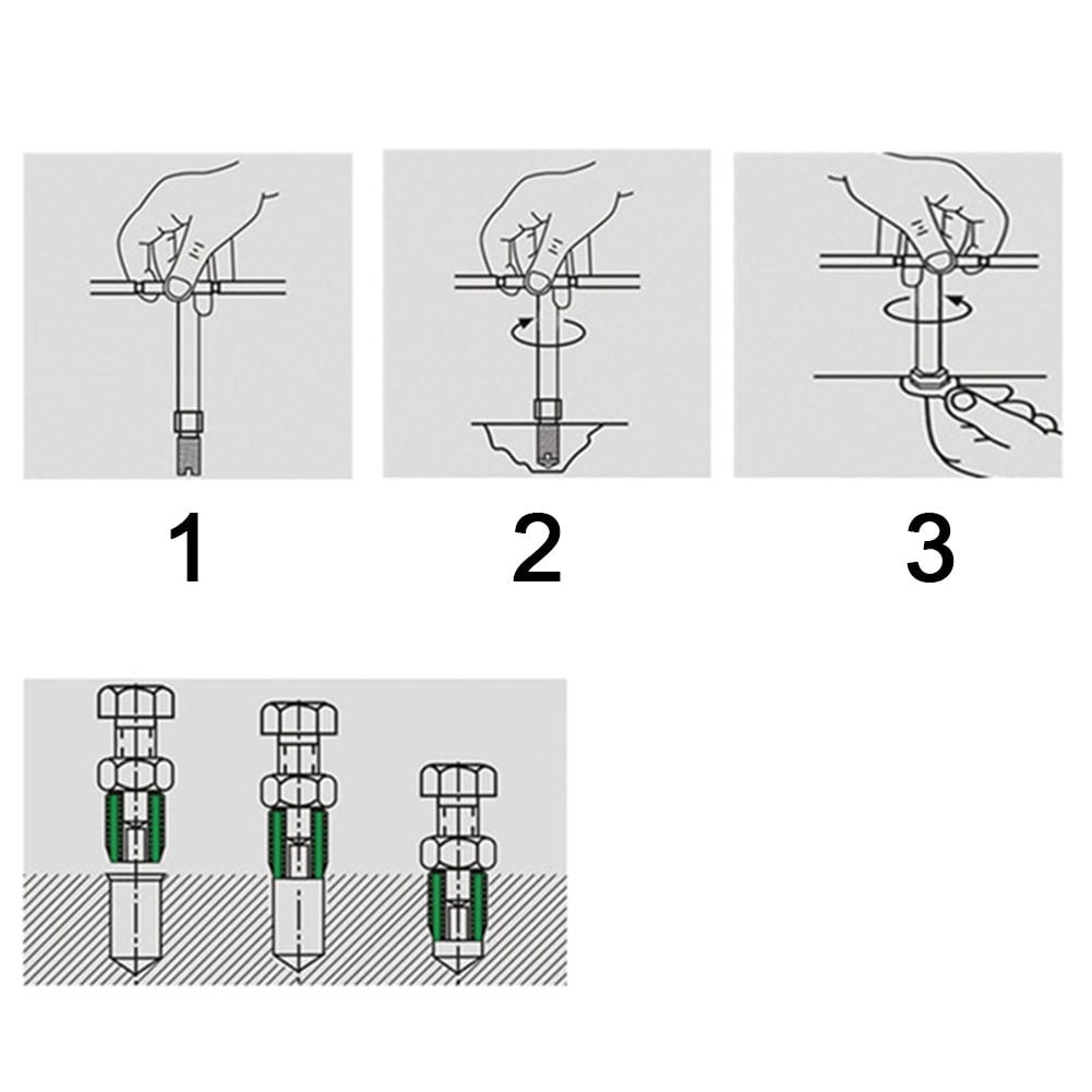 10 X Thread Adapter Internal and External Thread Nut Screw Set Thread ...