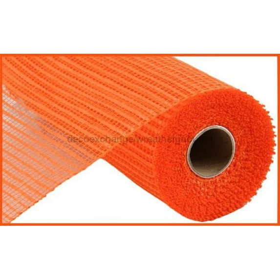 10"X10Yd Horizontal Wide Stripe Mesh Orange RE890020 - Walmart.com