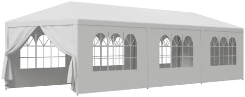 10’X30’ Outdoor Canopy Tent with Removable Sidewalls Gazebo Shelter ...