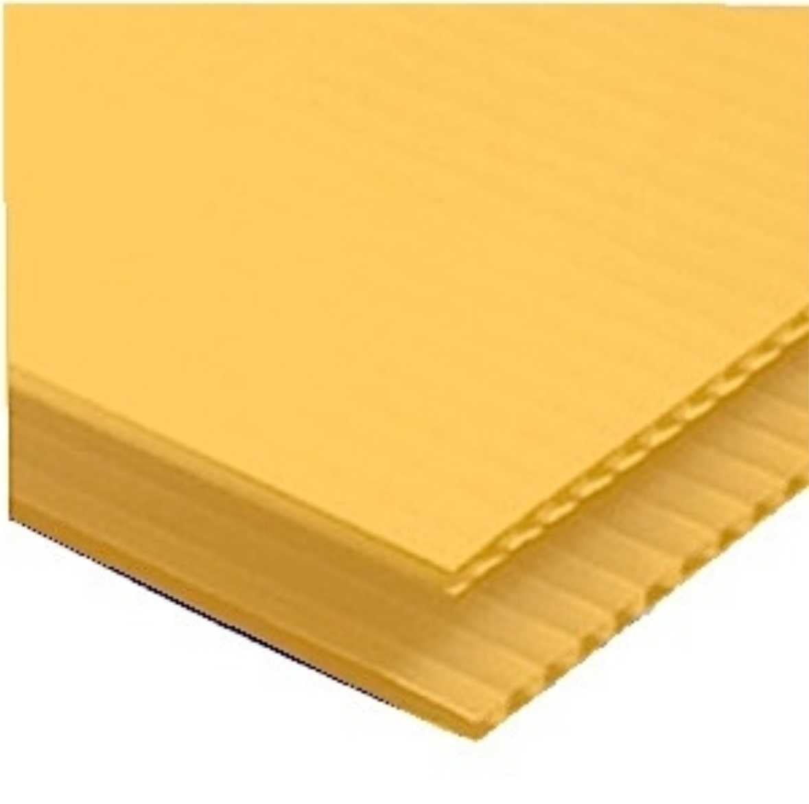 10 YELLOW Corrugated Plastic 18" x 24" 4mm Coroplast yard signs blank ...
