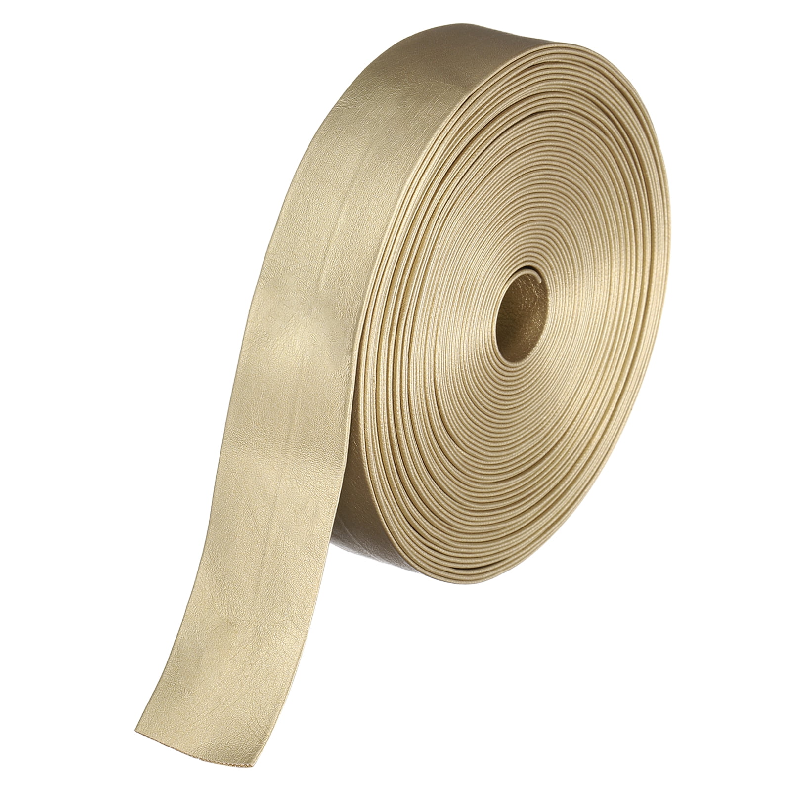 10 Yard 25mm PU Faux Leather Strips, Fold Over Leather Strap Roll ...