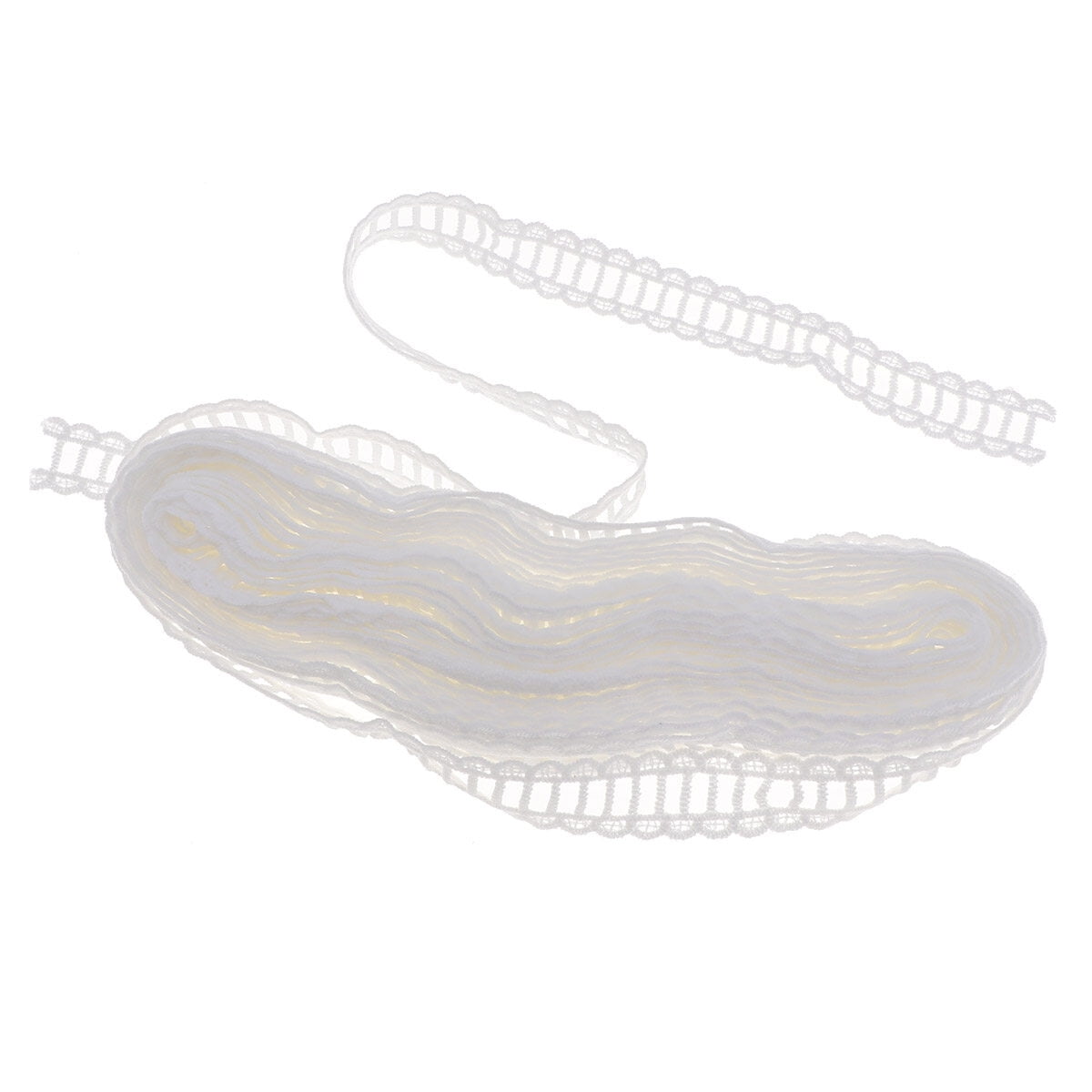 10 Yard 920x1.3cm White Lace Fabric Lining Clothing Flower Border ...