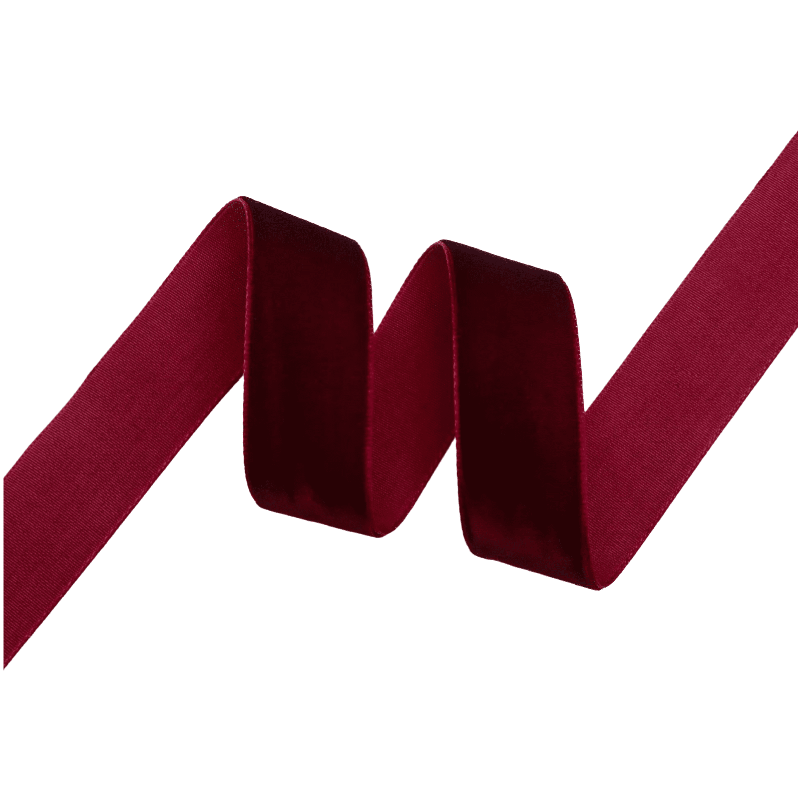 10 Yard Burgundy Ribbon, 1 inch Velvet Fabric Thin Ribbon, Happy ...