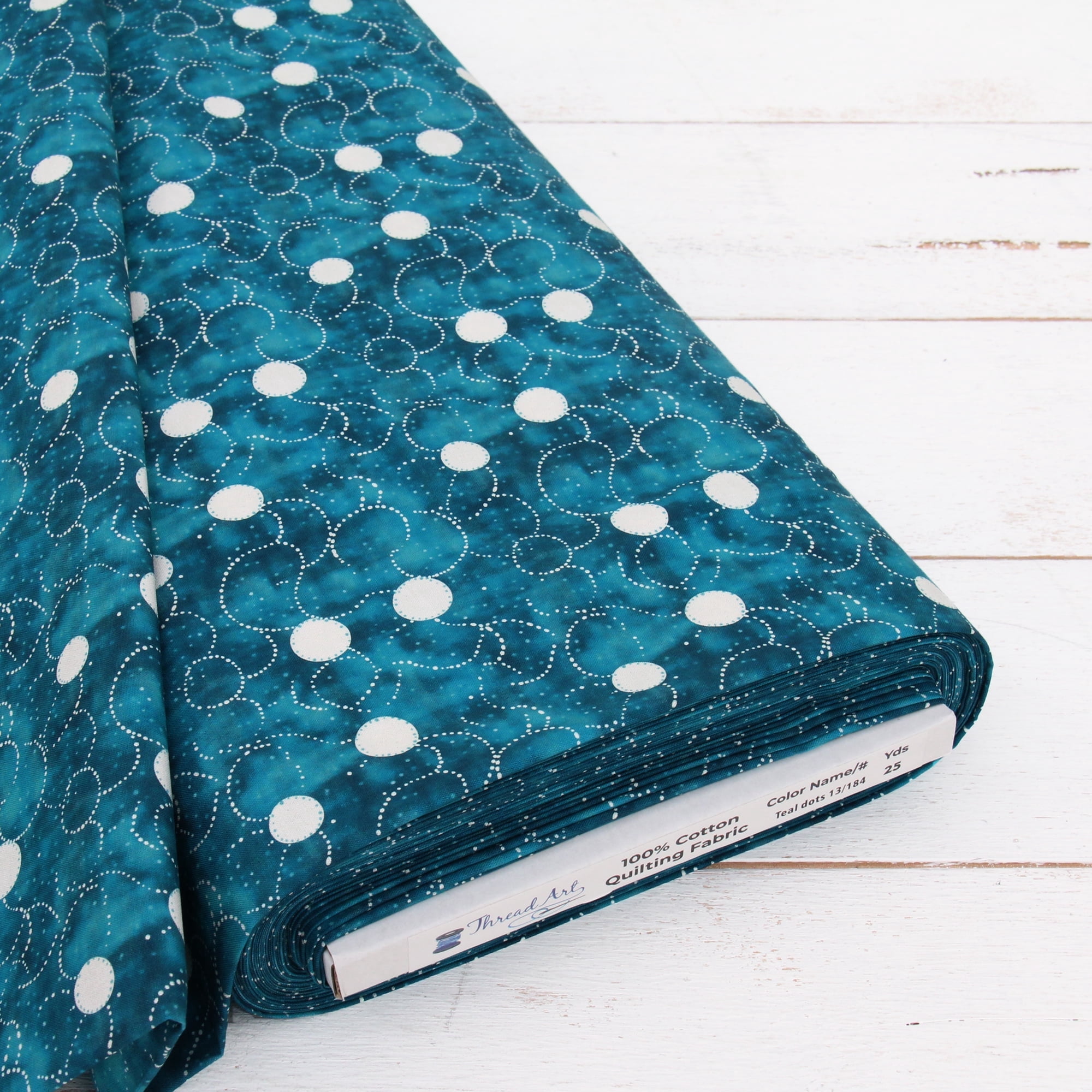 10 Yard Cut Threadart Cotton Quilting Fabric Sold By The Yard - Vintage ...