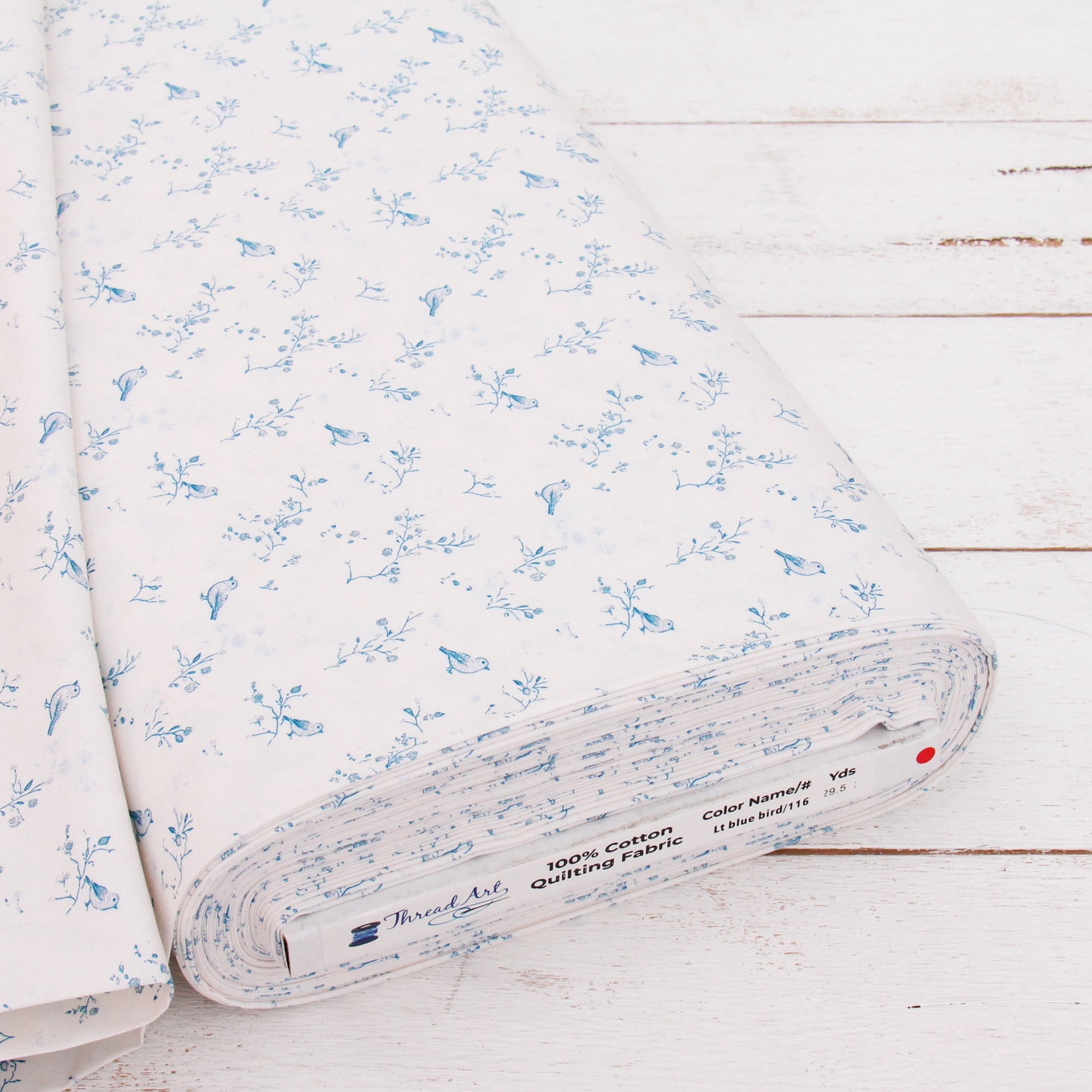10 Yard Cut Threadart Cotton Quilting Fabric Sold By The Yard - Vintage ...