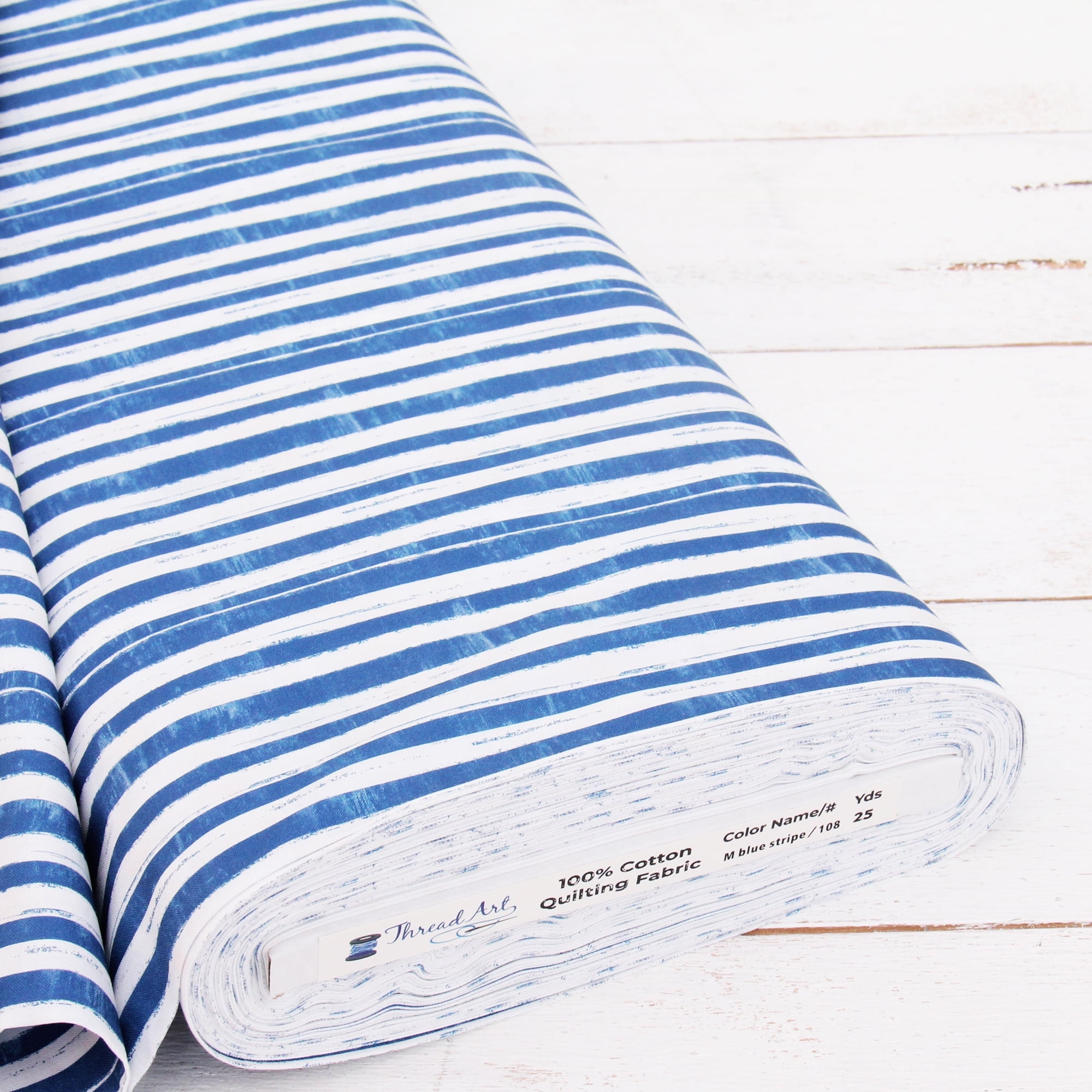 10 Yard Cut Threadart Cotton Quilting Fabric Sold By The Yard - Vintage ...