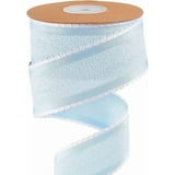 10 Yard Herringbone Striped Ribbon 1.5 Inch Wired Felt Ribbon Blue ...