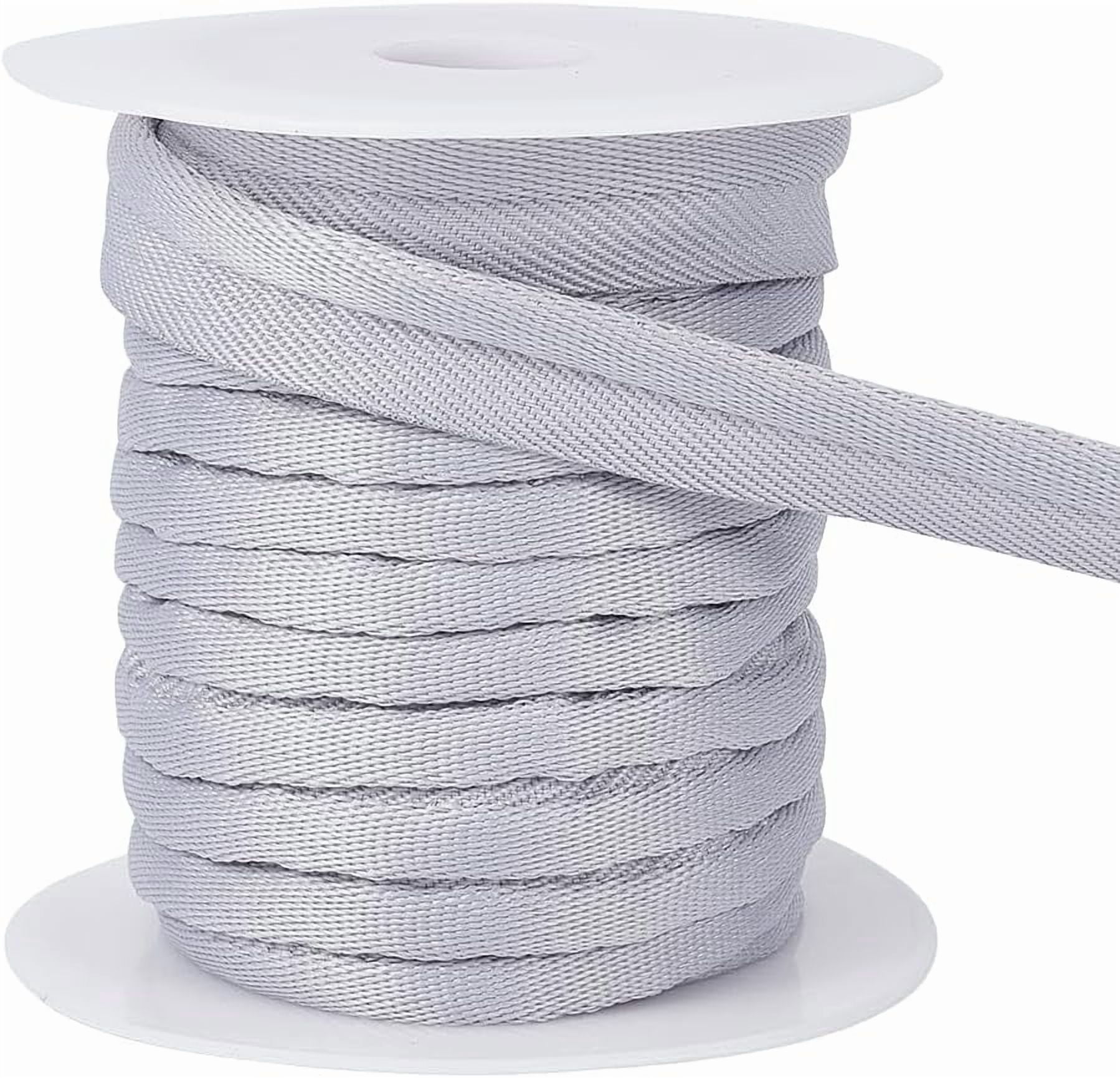 10 Yard Light Grey Piping Cord Trim 5/8 inch Polyester Bias Tape Piping ...