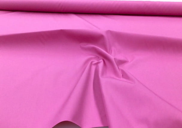 10 Yard Lot Cotton Polyester 62 inch Apparel Fabric Solid Rose Pink ...