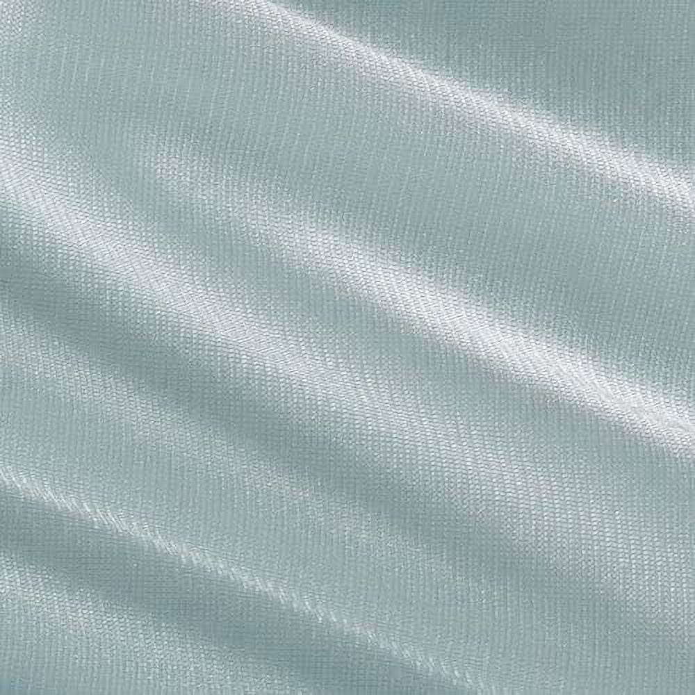 10 Yard Lot Fabric Nylon 40 Denier Tricot Stretch Powder Blue 108 inch ...