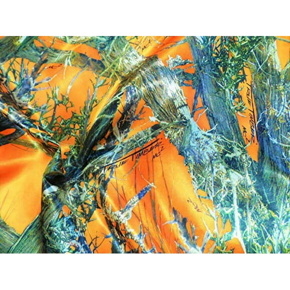 Blaze Orange Fabric