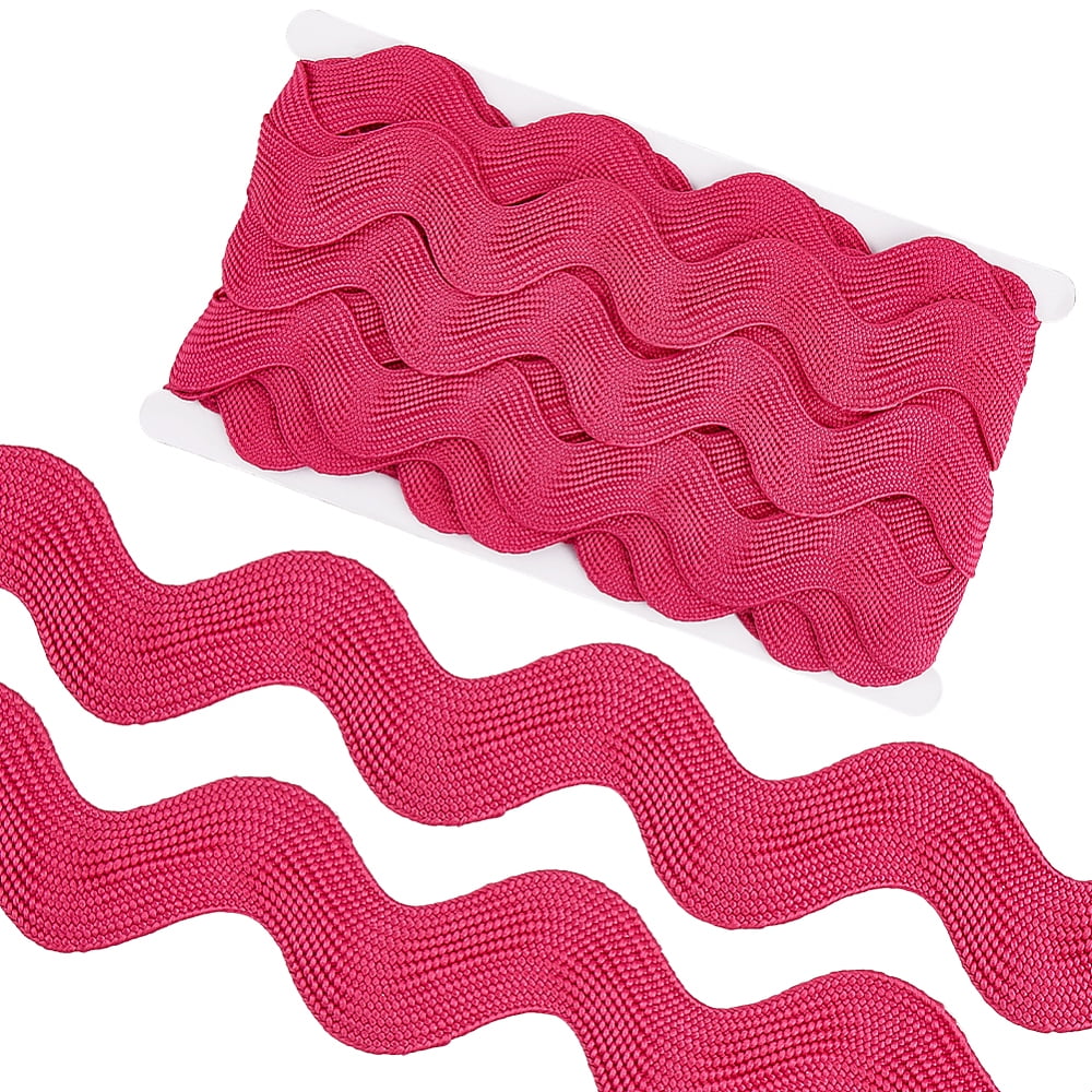 10 Yard Polyester Wavy Fringe Trim Ribbon Wave Bending Lace Trim Deep ...