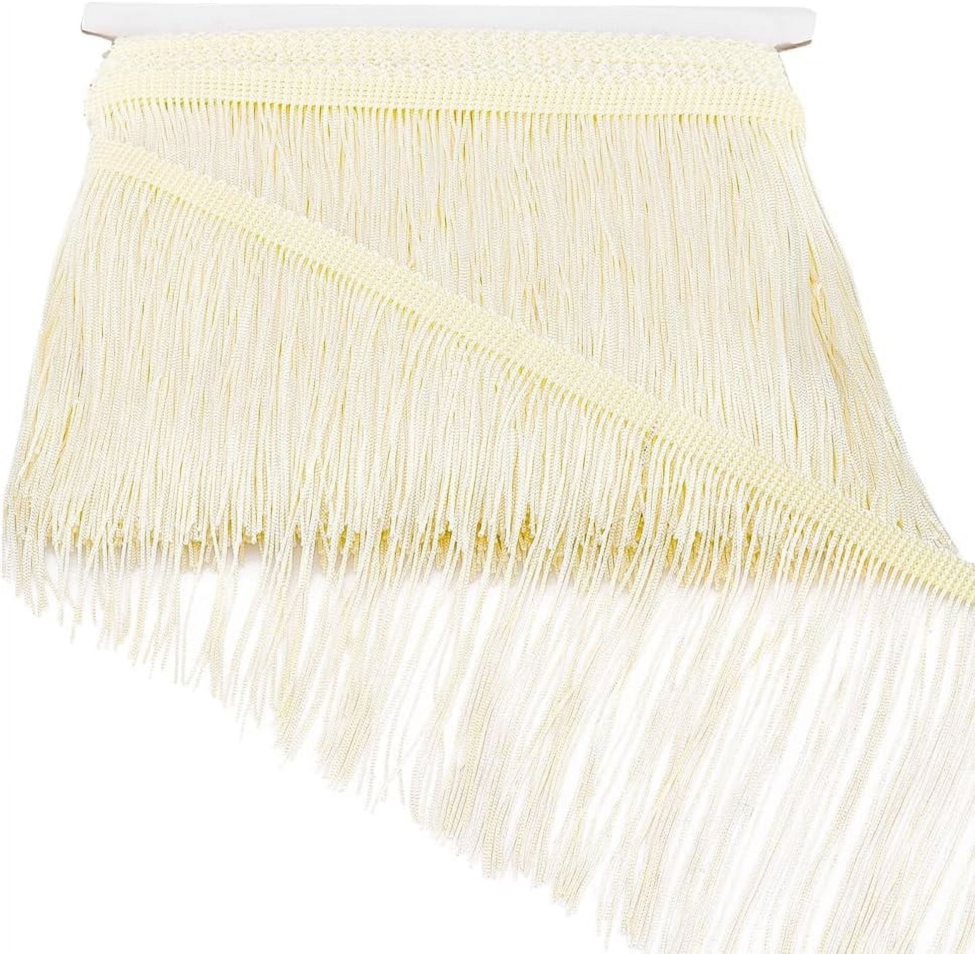 10 Yard Tassel Fringe Trim Fabric Trim 5.9 inch Tassel Trim Sewing Lace ...