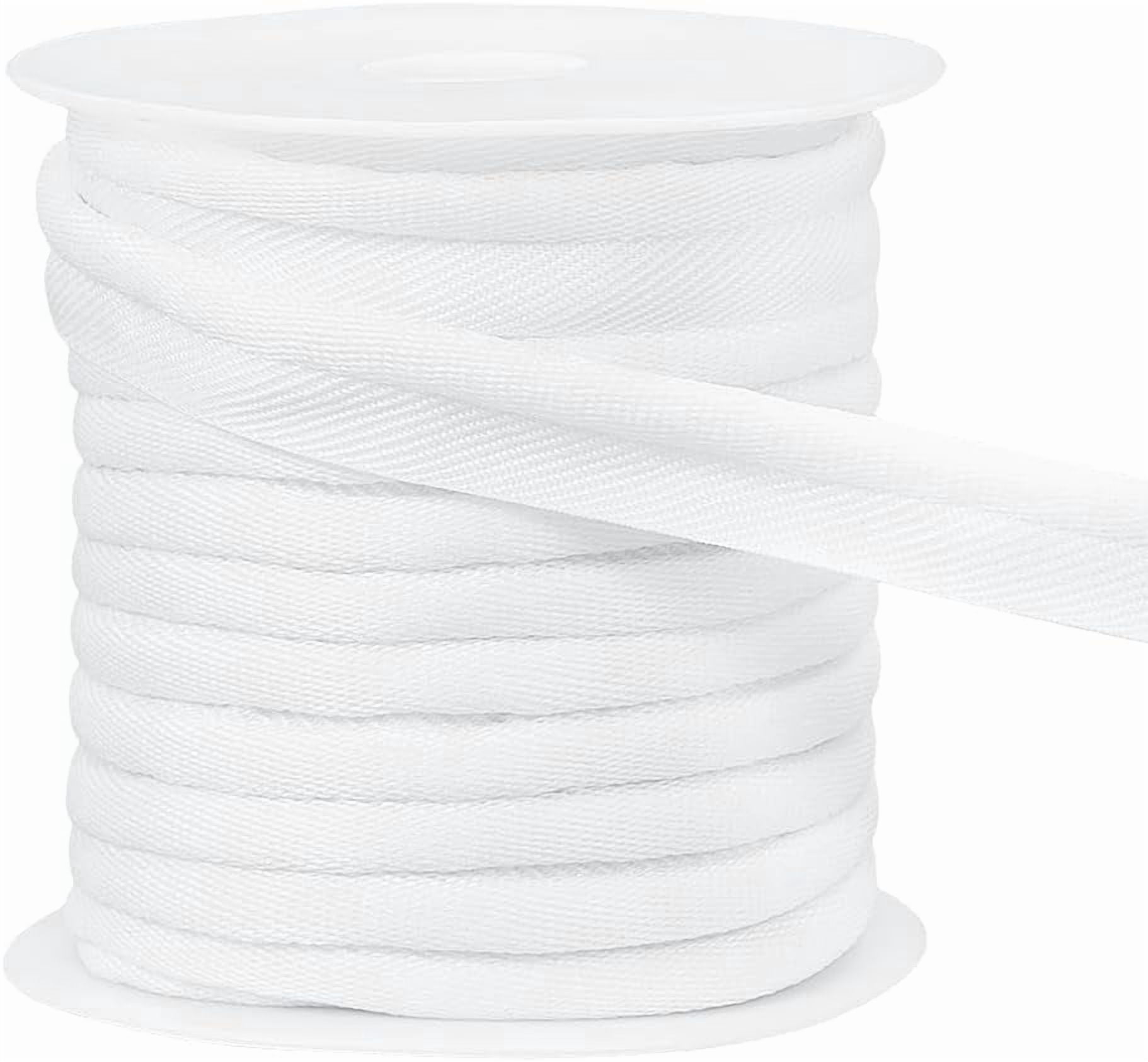 10 Yard White Piping Cord Trim 5/8 inch Polyester Bias Tape Piping ...