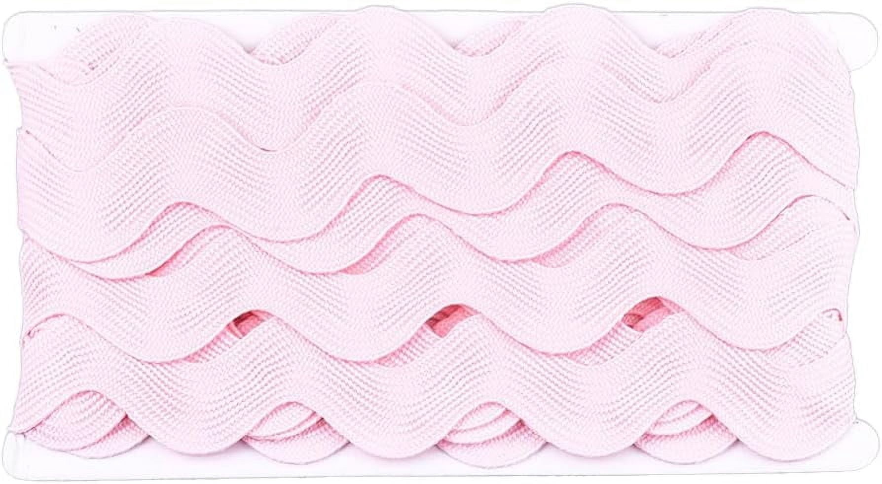10 Yards 1.57 Inch Pink RIC Rac Ribbon Bulk Wave Trim Rick Rack Bending ...