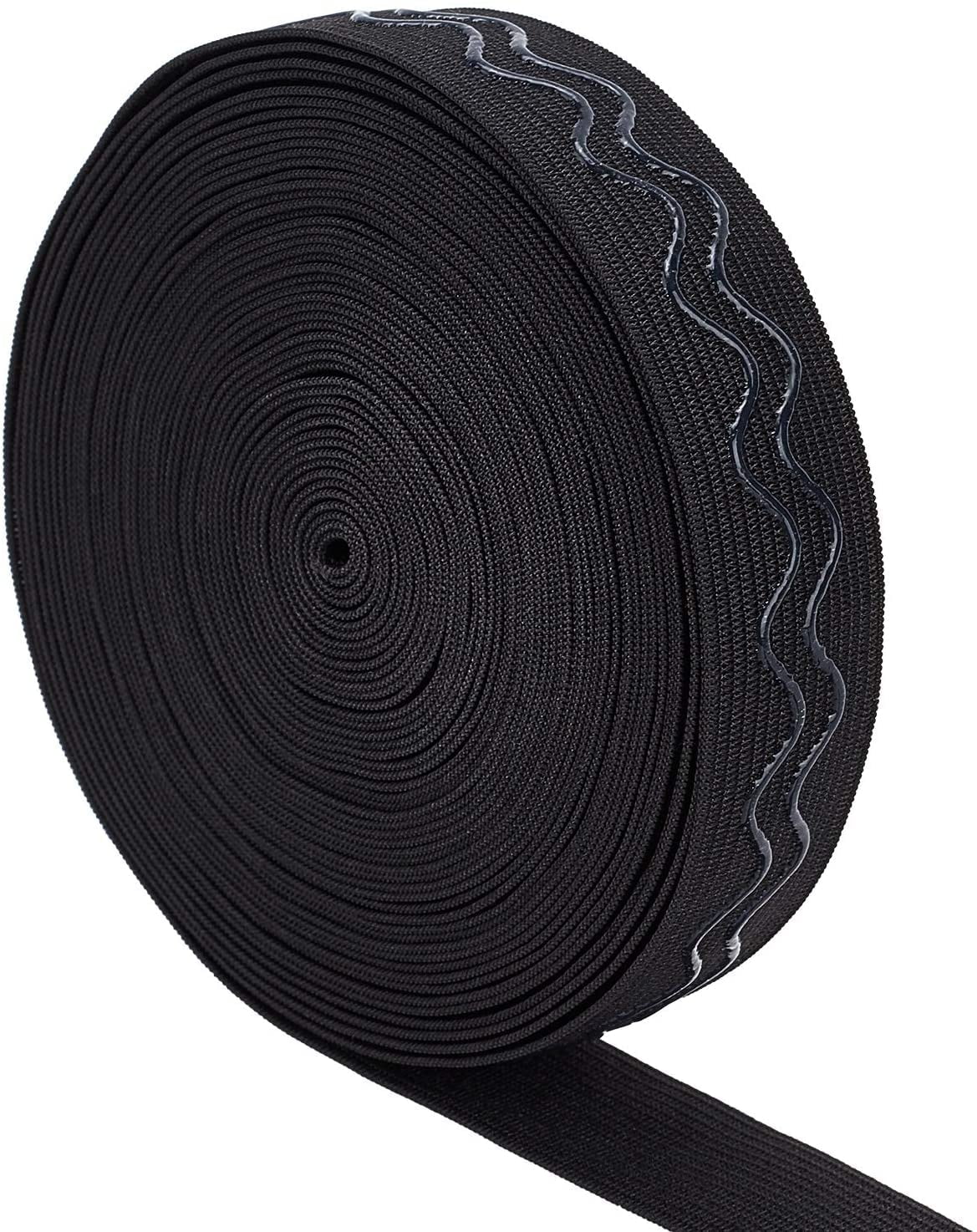 10 Yards 1 Inch 25mm Wide Non-Slip Silicone Elastic Gripper Band for ...