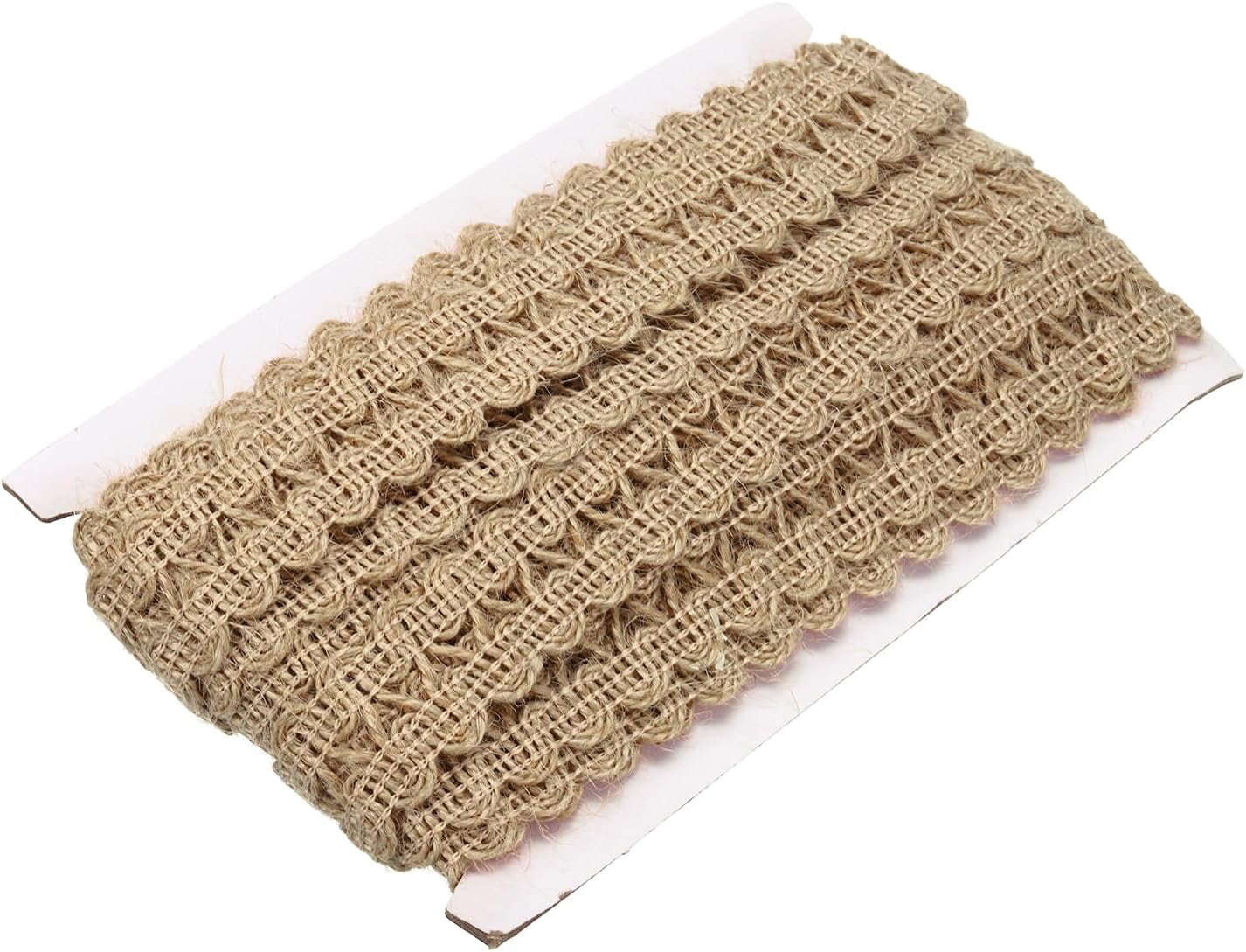 10 Yards 1 inch Burlap Ribbon Natural Jute Burlap Lace Craft Ribbon ...