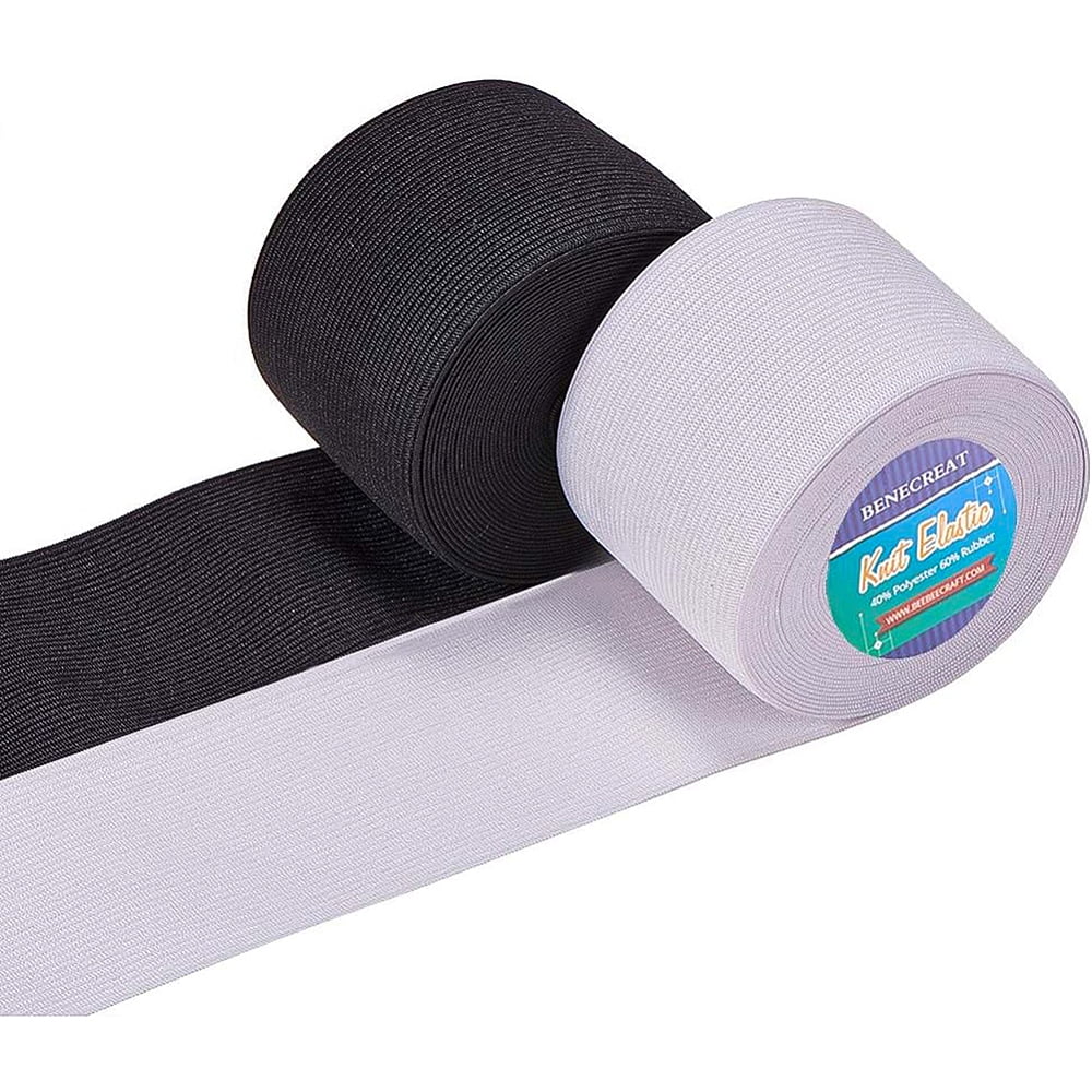 10 Yards 2.36-Inch Wide Elastic Band Heavy Stretch High Elasticity Knit ...