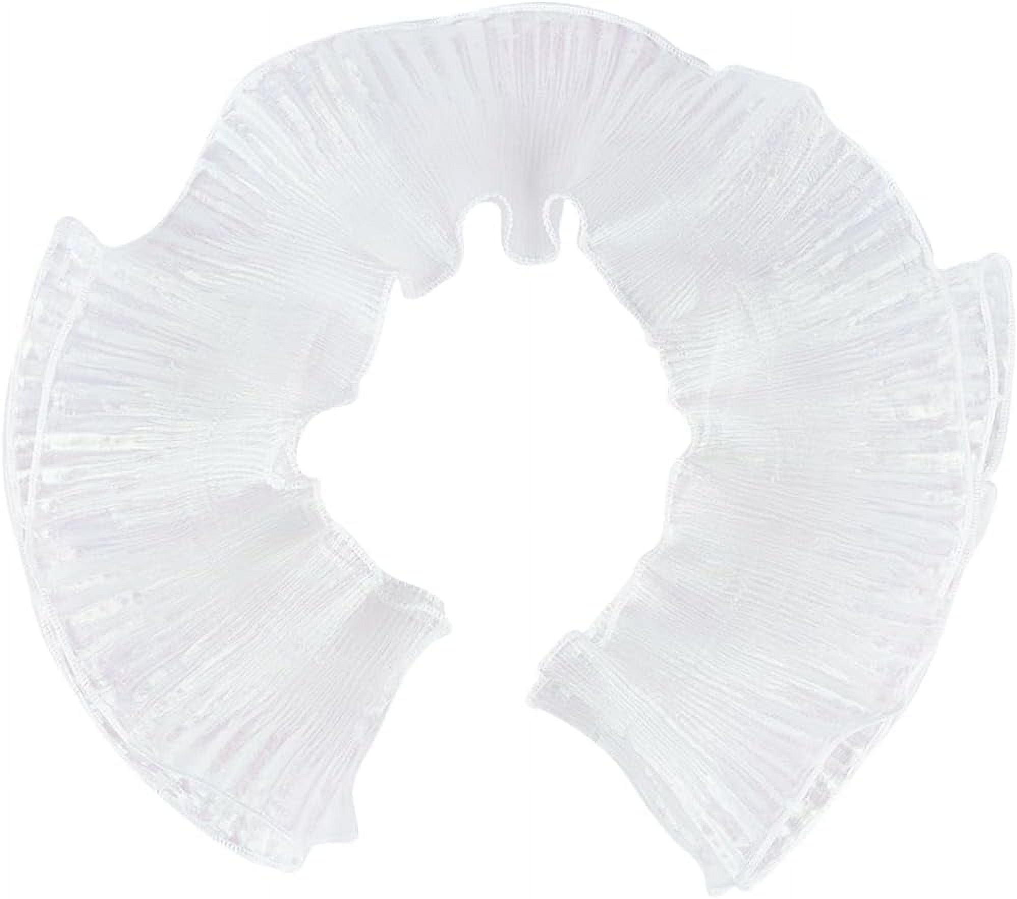 10 Yards 4.72"/12cm Organza Ruffled Pleated Lace Fabric Trim Honeydew ...