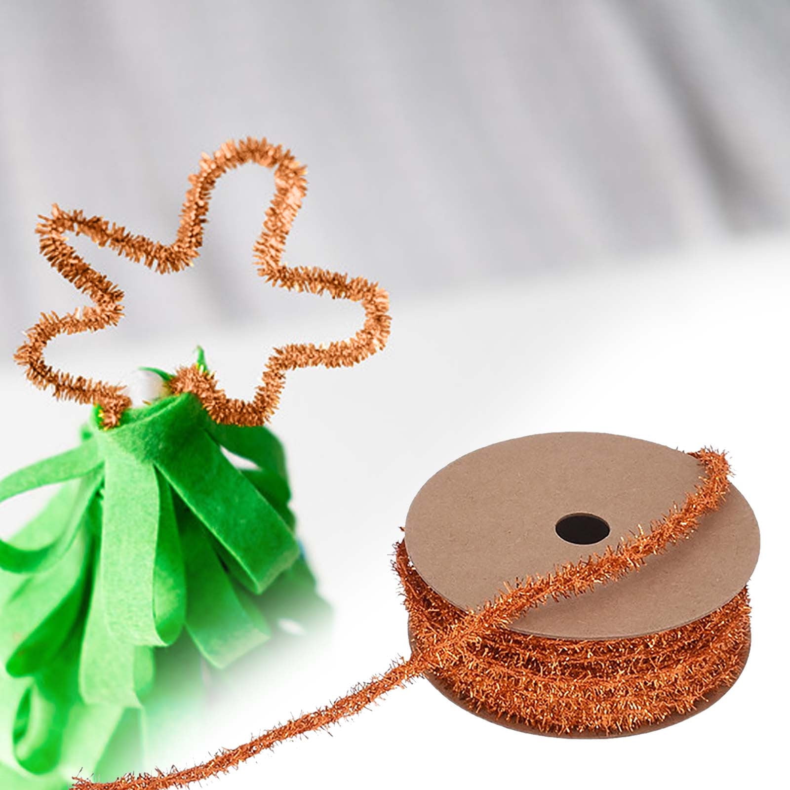 10 Yards Christmas Tinsel Ribbon Metallic Garland Tinsel Garland ...