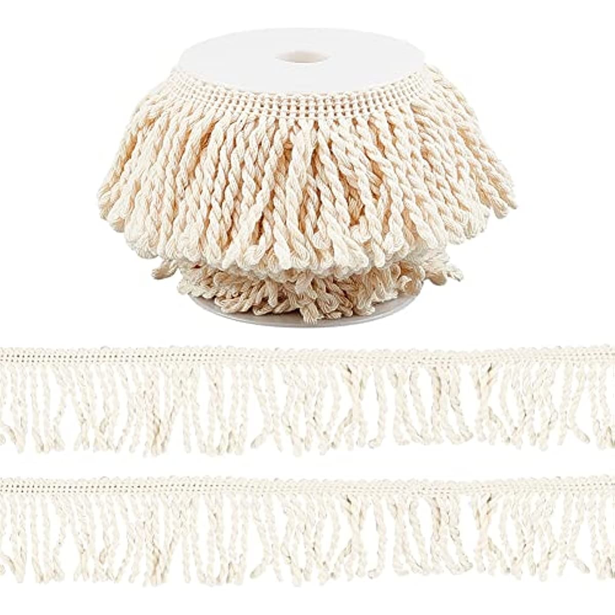 10Yards Curtain Fringes Bullion Fringe Trim Beige Fabric Trims and ...