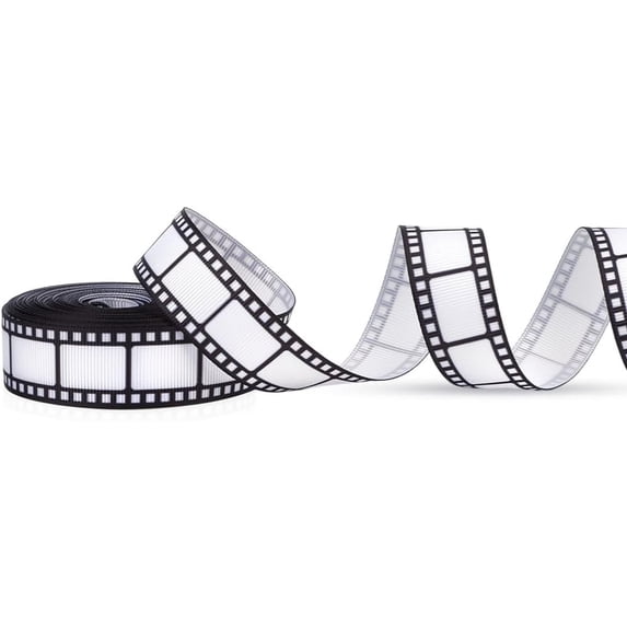 10 Yards Filmstrip Ribbons Movie Film Reel Ribbon 0.8 inch Vintage ...