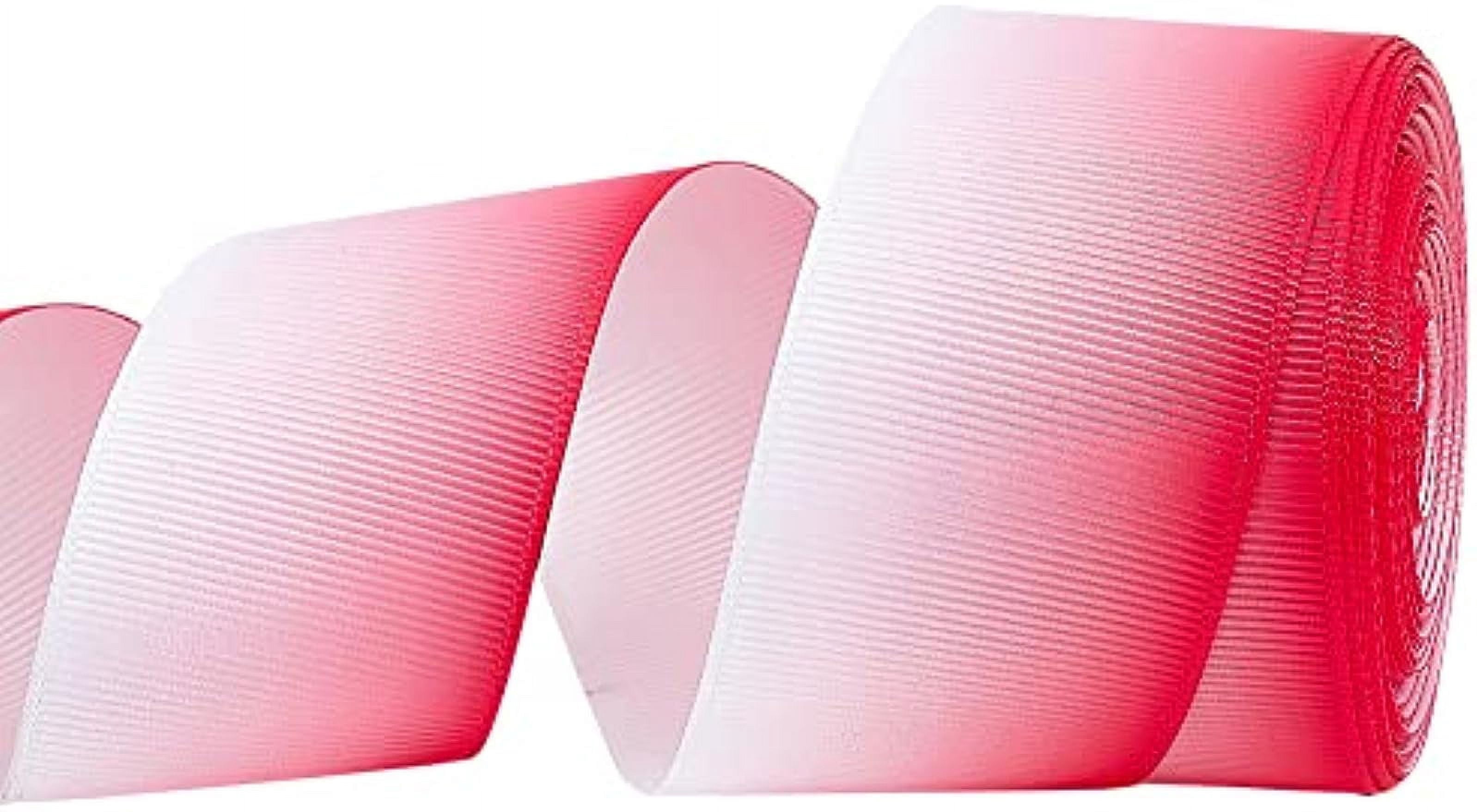 10 Yards Gradient Color Grosgrain Ribbons 1.5 Inch Wide Polyester Satin ...