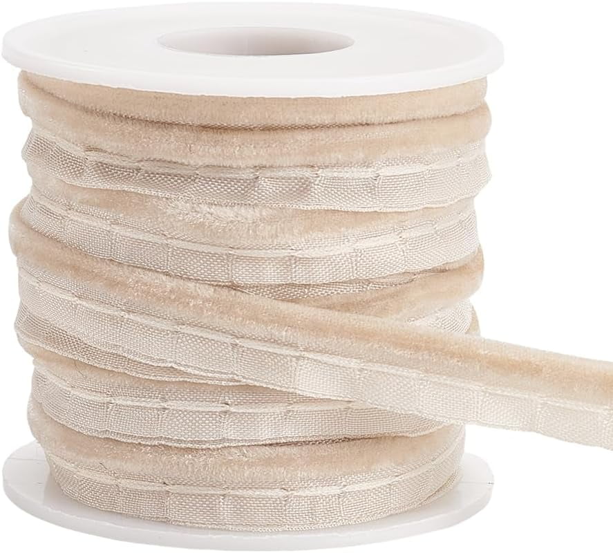10 Yards PapayaWhip Velvet Piping Bias Tape 3/8 Inch Wide Welt Cord ...