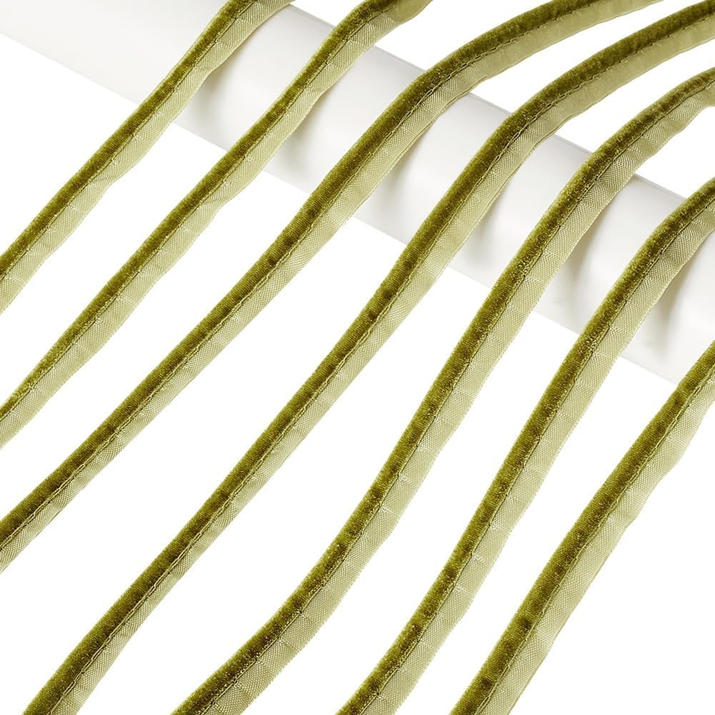 10 Yards Piping Bias Tape 1/2 Inch Velvet Piping Trim with Welting Cord ...