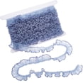 10 Yards Polyester Pleated Lace Trim Ruffled Lace Ribbon for Garment ...