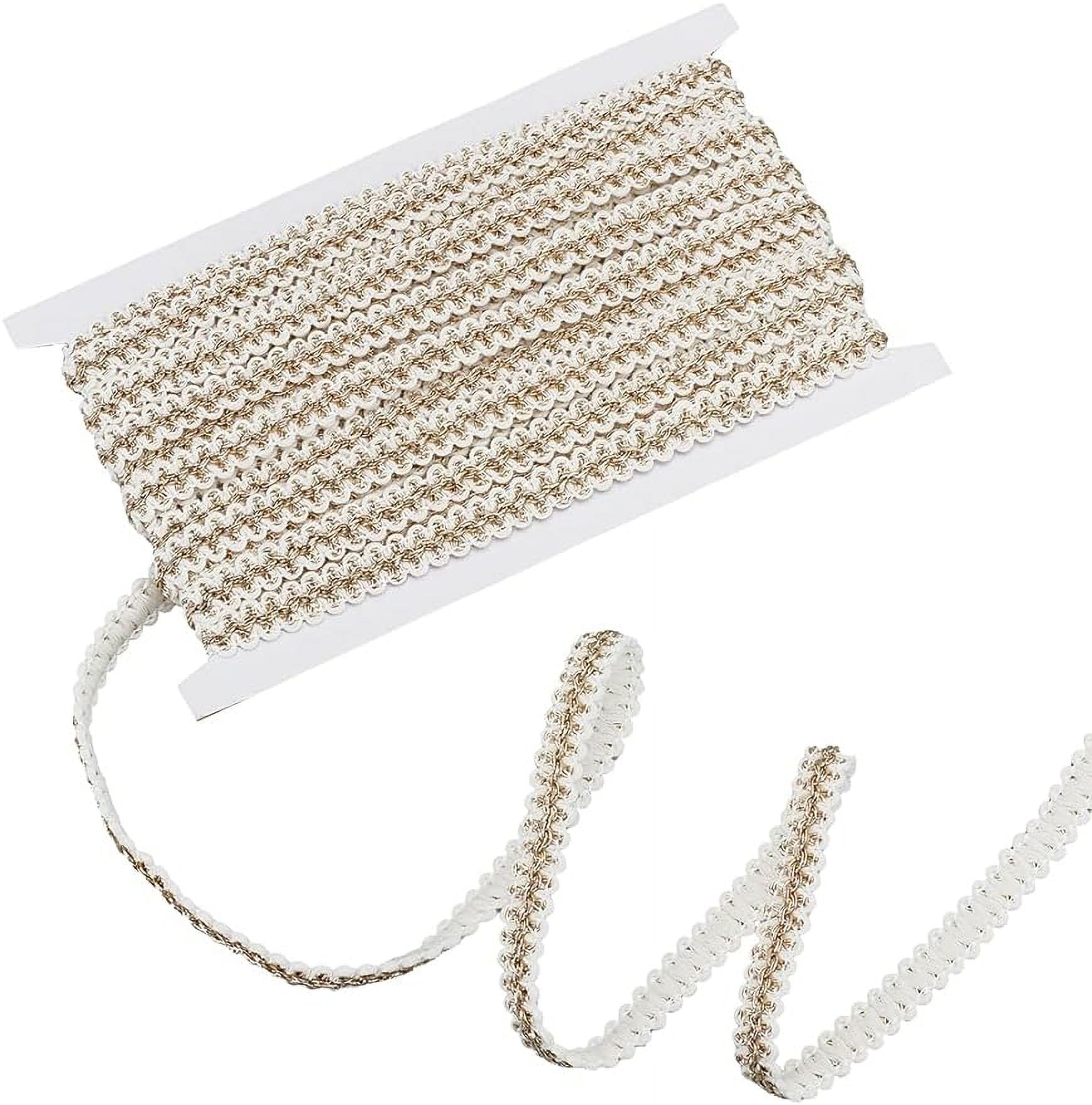 10 Yards Polyester Woven Braid Trim 13mm Wide Braided Lace Ribbon Wave ...